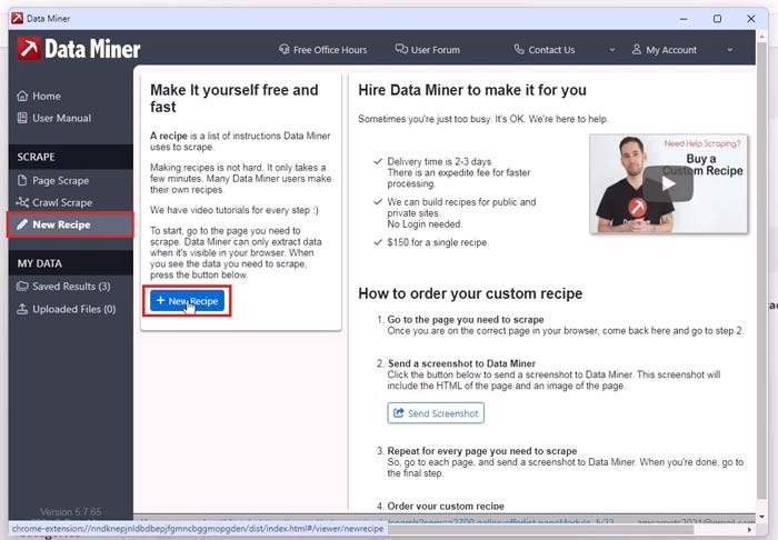 آموزش افزونه دیتا ماینر، وب اسکرپینگ بدون کدنویسی